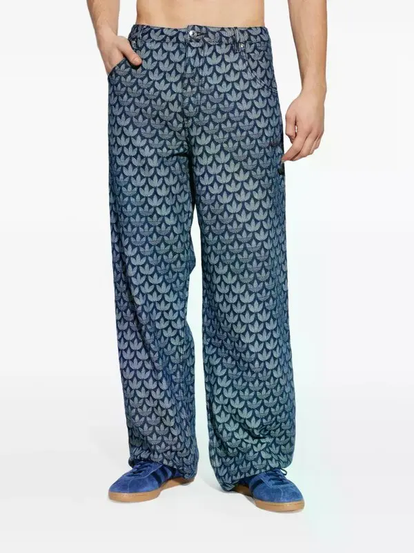 Adidas Patterned Denim Jeans
