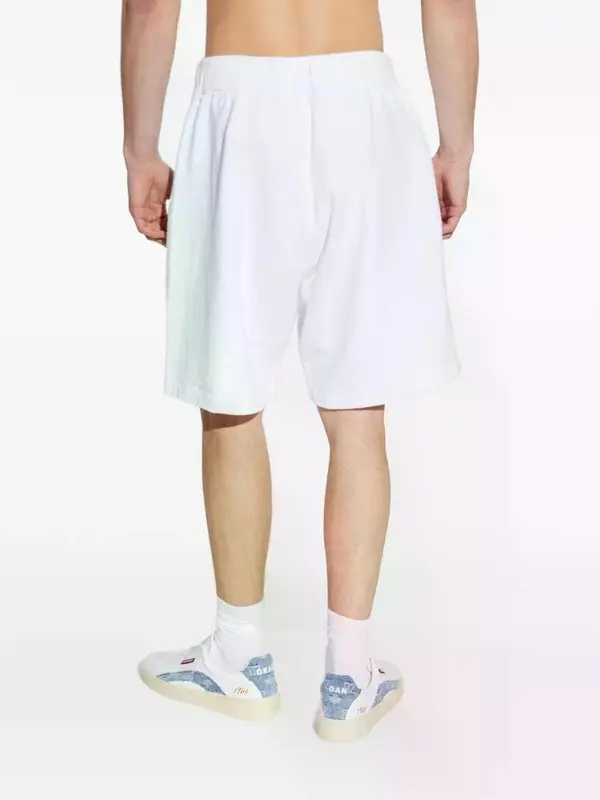 Dsquared2 Embroidered Logo Track Shorts - White