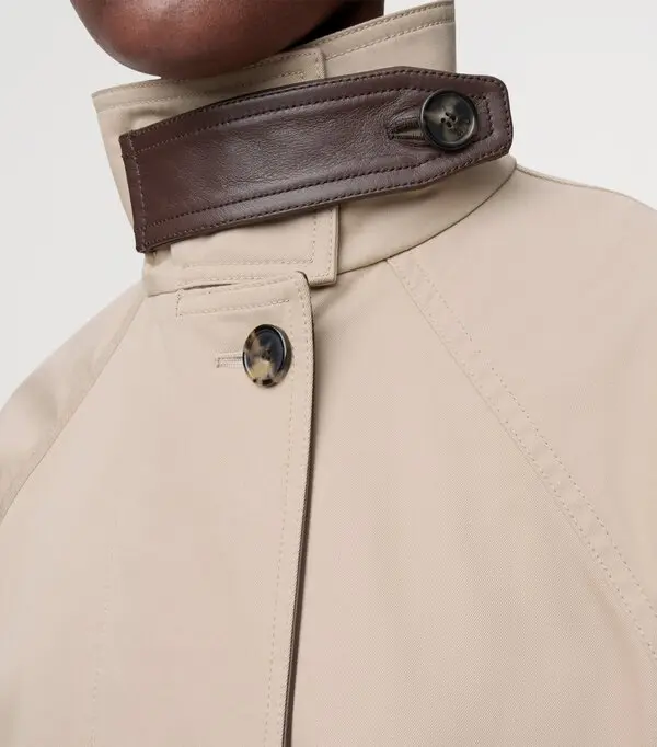 Loewe Cotton-silk Cropped Coat