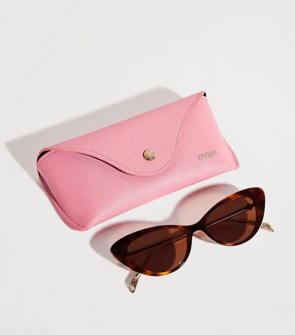 Maje Acetate Cat Eye Sunglasses