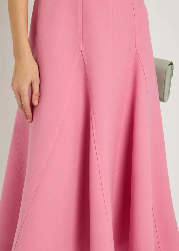 EMILIA WICKSTEAD Benicia Wool-crepe Midi Dress