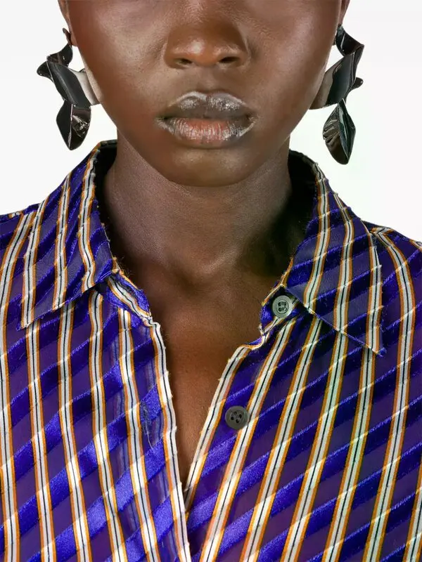 Dries Van Noten Tone Twisted Earrings