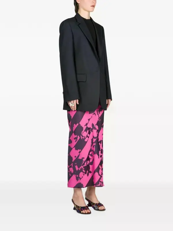 Dries Van Noten Loose-fit Herringbone Wool Blazer