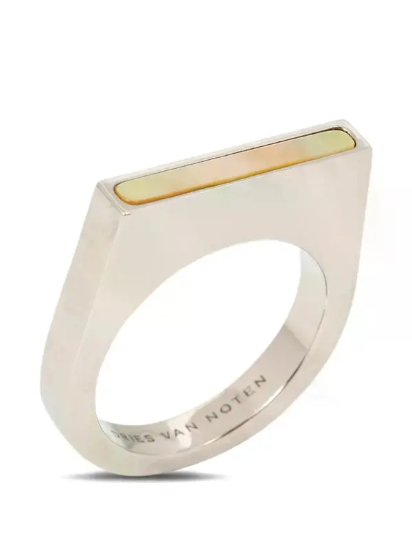 Dries Van Noten Tone Signet Ring