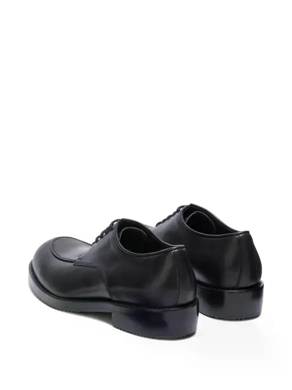 Dries Van Noten Leather Derby Shoes - Black