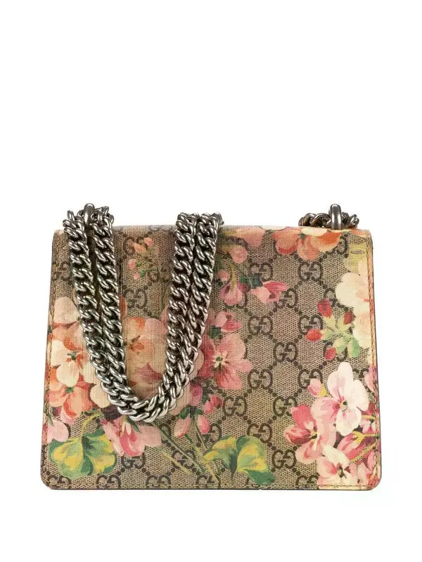 Gucci Floral Print Chain Bag