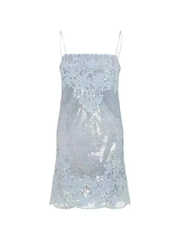 Ermanno Scervino Sequin Lace Mini Dress