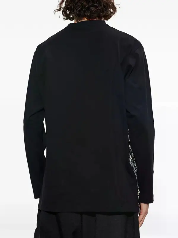 Y3 Graphic Long-sleeved T-shirt - Black