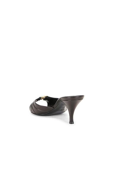 Saint Laurent Babylone Mule Sandal - Nero