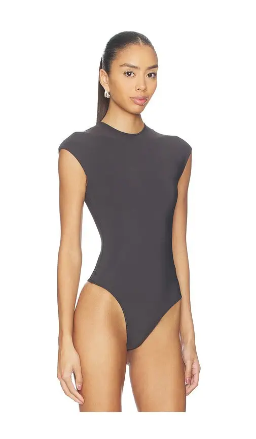 AGOLDE Agata Bodysuit - Dark Grey