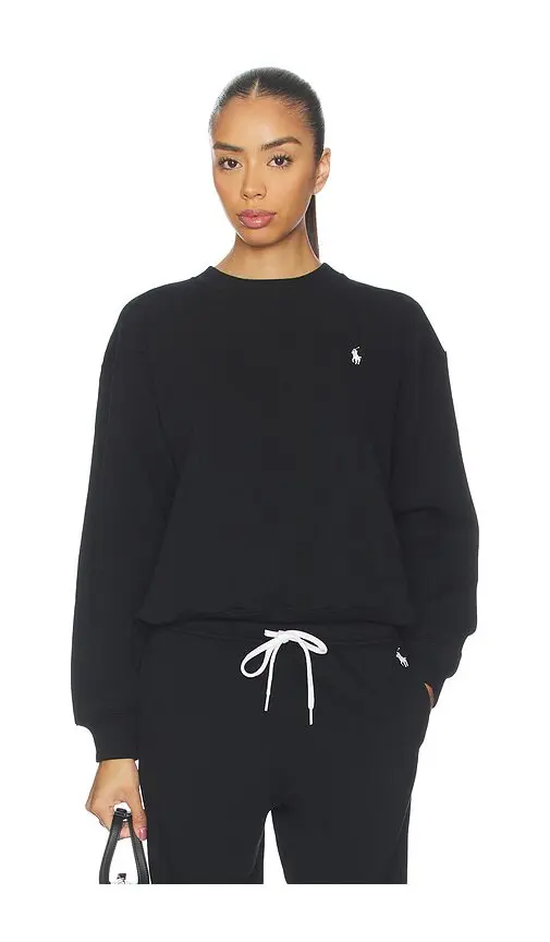 Polo Ralph Lauren Arctic Fleece Long Sleeve Crew Neck Sweatshirt - Black