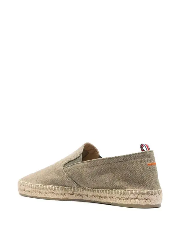CastaÑer Linen Espadrilles - Green