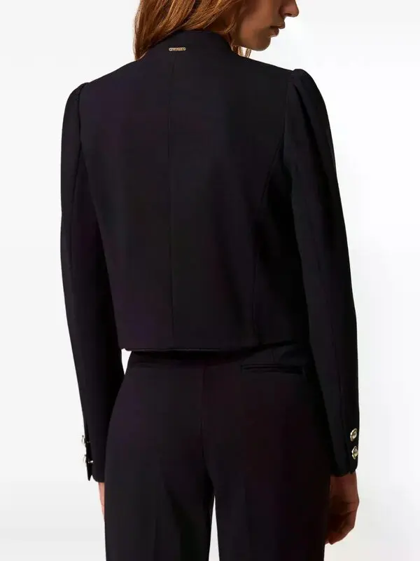 TWINSET Decorative-button Mandarin-collar Jacket