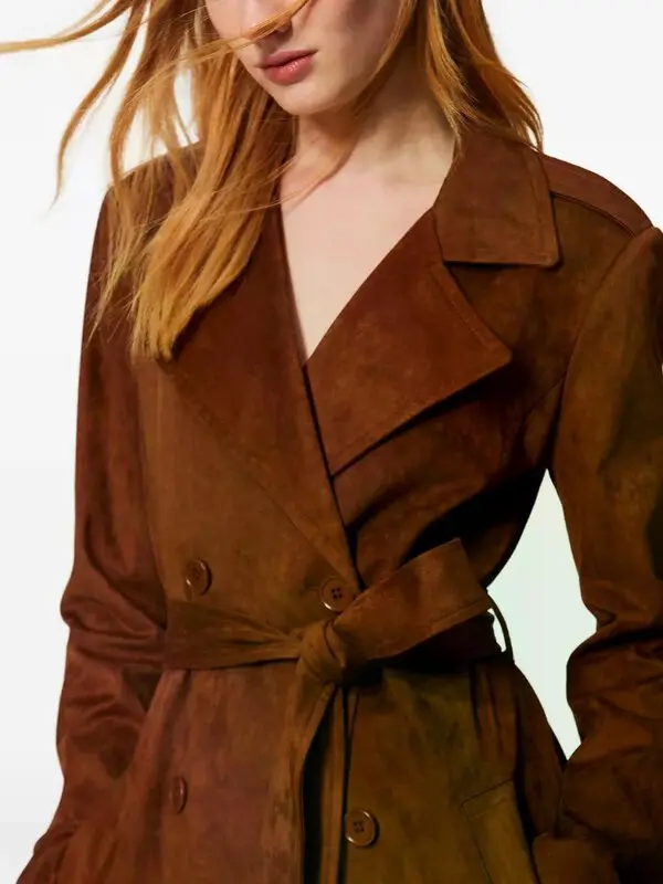 TWINSET Belted Trench Coat