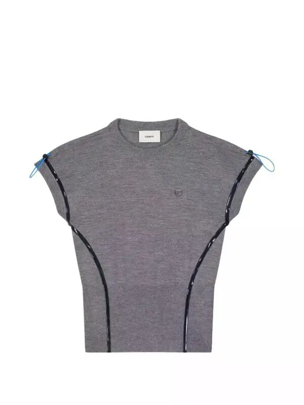 Coperni Cap-sleeve Logo Detail T-shirt