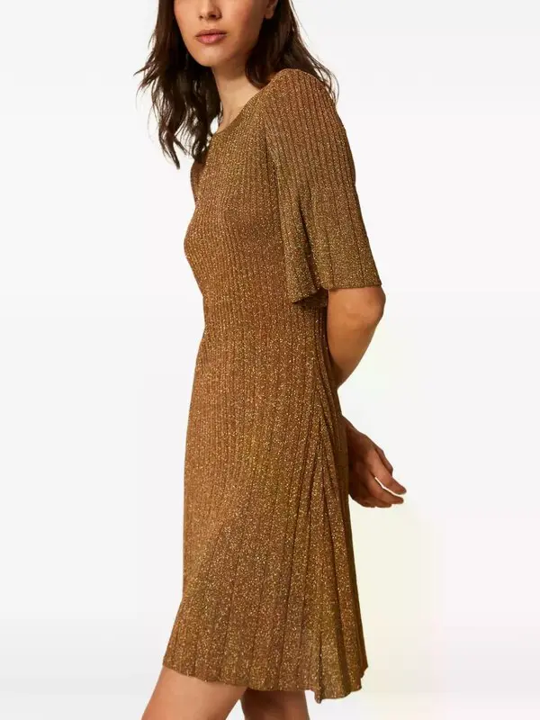 TWINSET Lurex Knit Dress