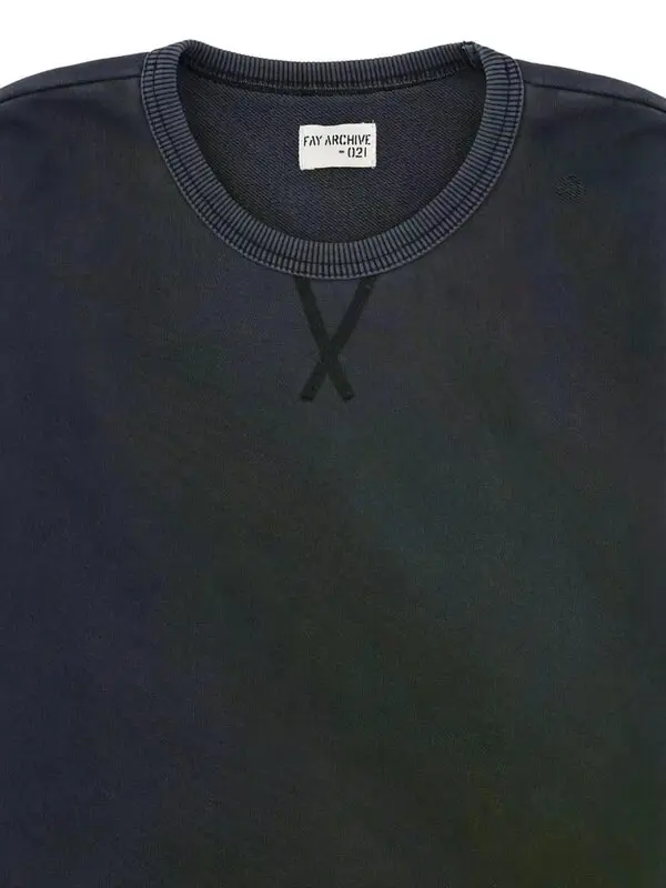 FAY Crew-neck Sweatshirt - Blue