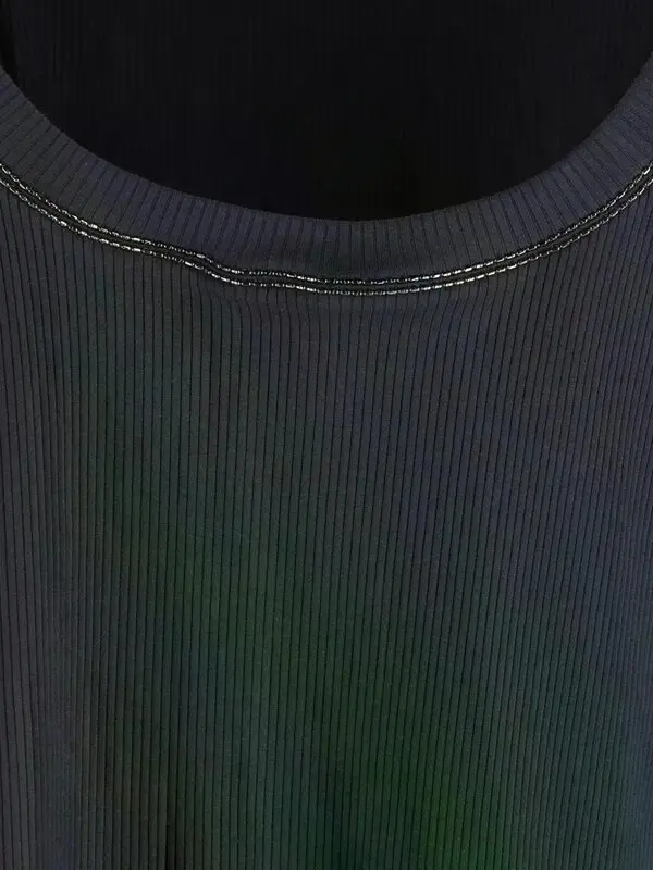 Brunello Cucinelli Ribbed Knit Tank Top