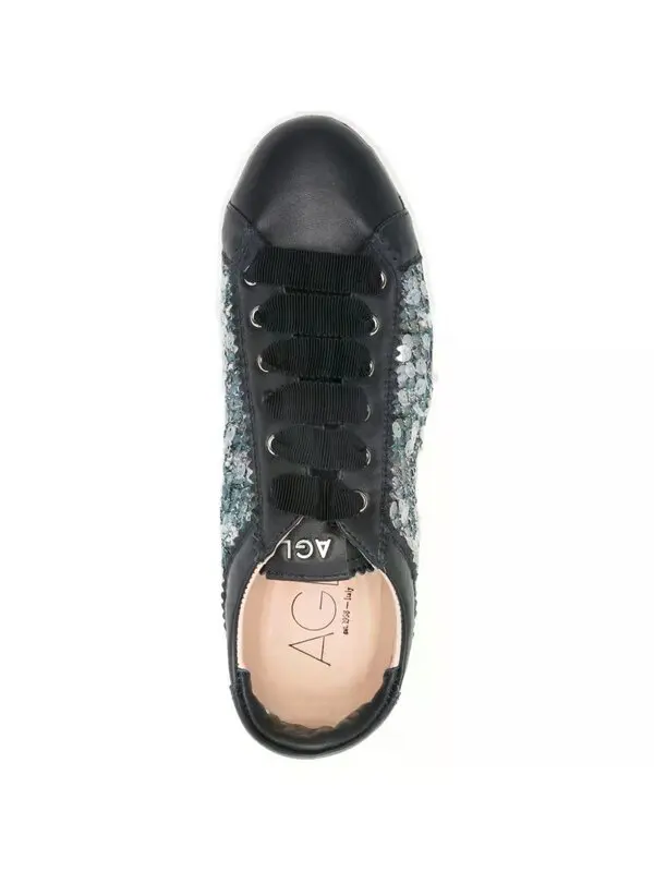 Agl Lace-up Sneakers With Embellishment