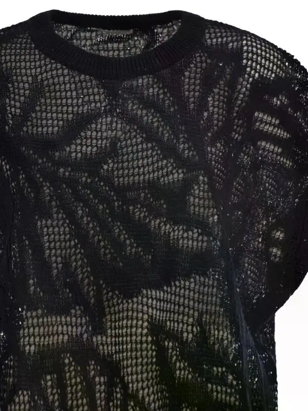 Brunello Cucinelli Crew-neck Sequin Top
