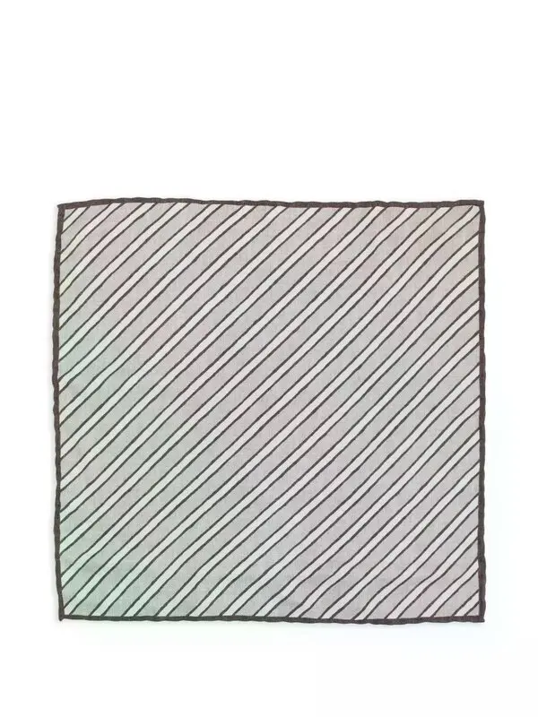 Brunello Cucinelli Striped-pattern Scarf - Neutrals
