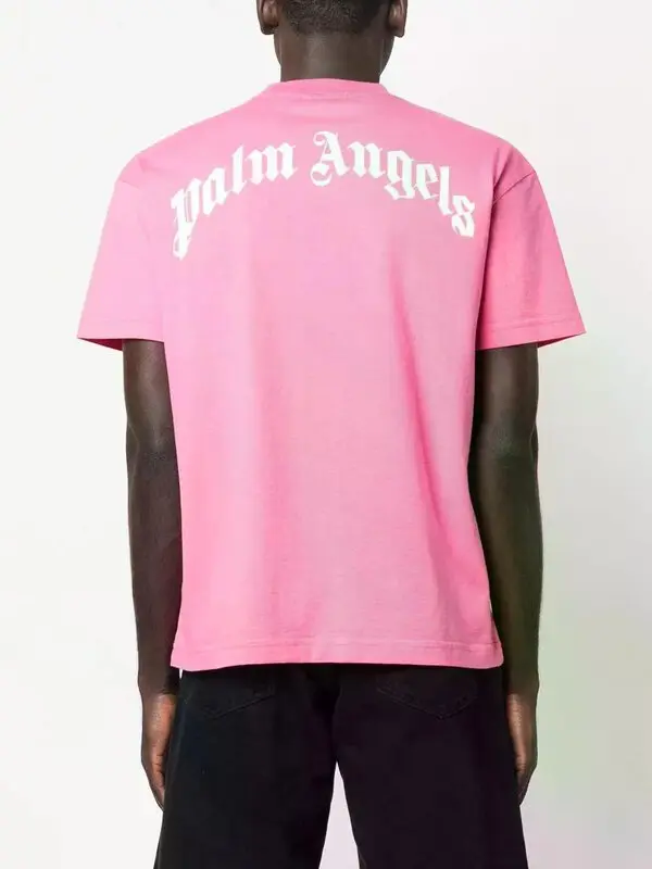 Palm Angels Shark-print Organic Cotton T-shirt
