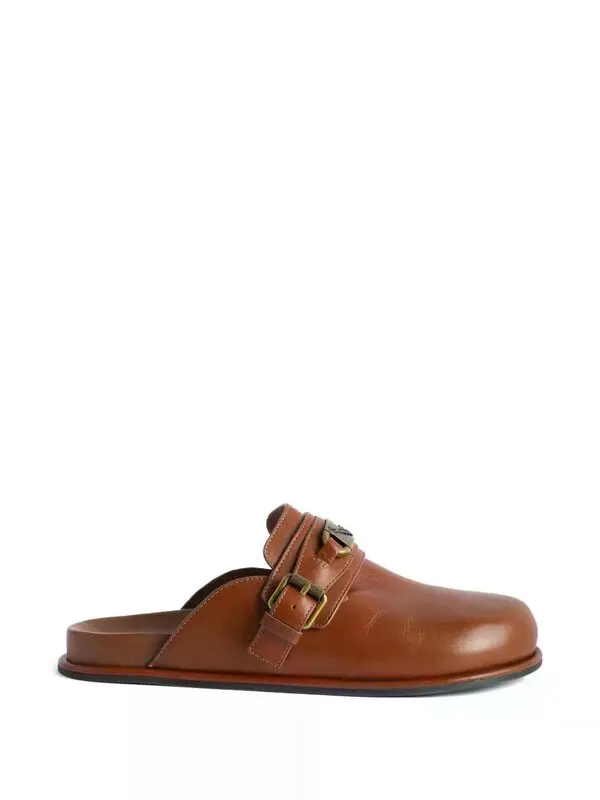 Zadig&Voltaire Angie Leather Mules - Brown