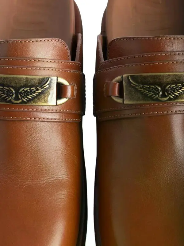 Zadig&Voltaire Angie Leather Mules - Brown