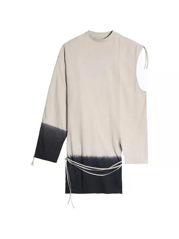 Y3 Dip-dye Effect T-shirt - Neutrals