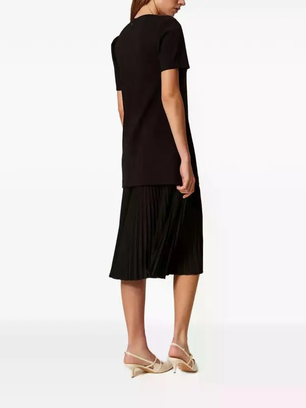 TWINSET Recycled Crêpe De Chine Midi Dress