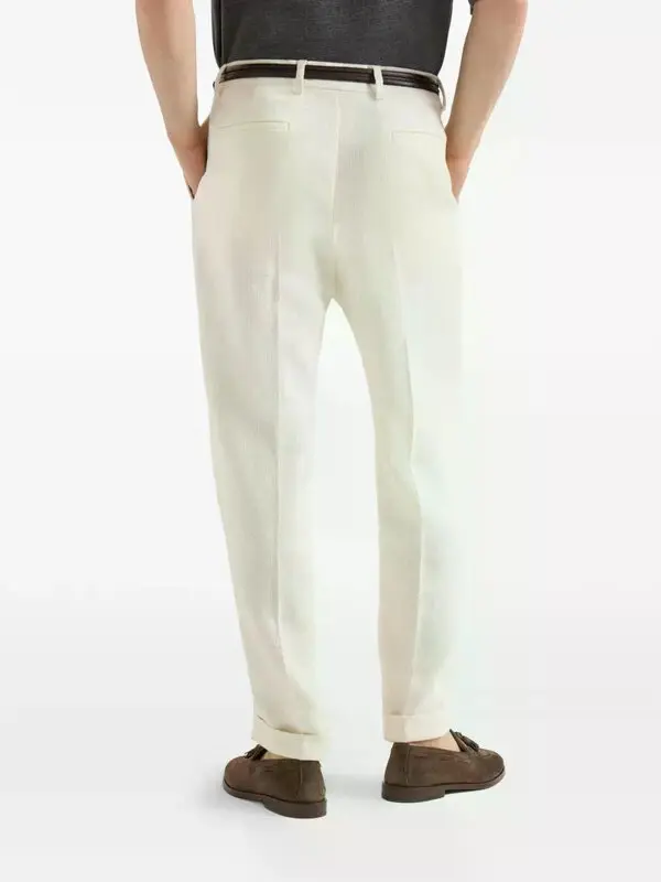 Brunello Cucinelli Pleated Trousers - Neutrals