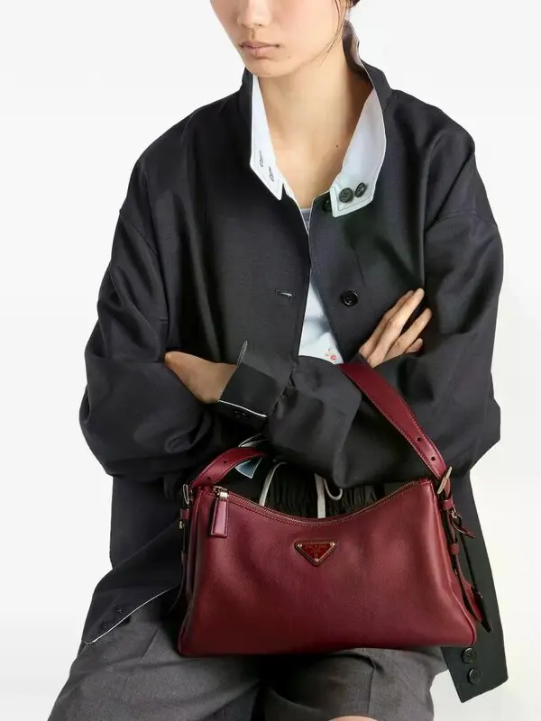 Prada Medium Aimée Shoulder Bag - Red