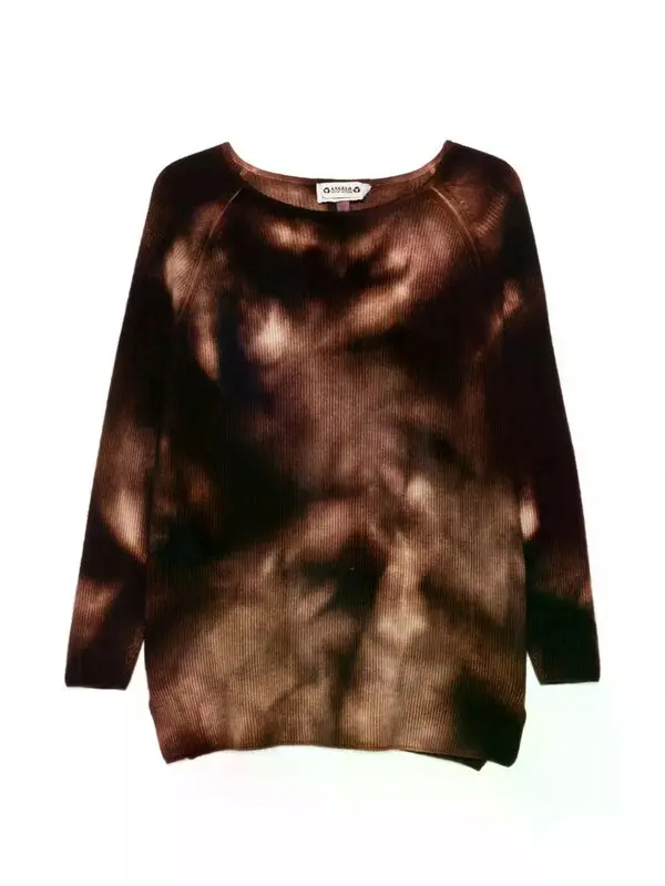 A.N.G.E.L.O. VINTAGE CULT Tie-dye Knit Sweater - Brown