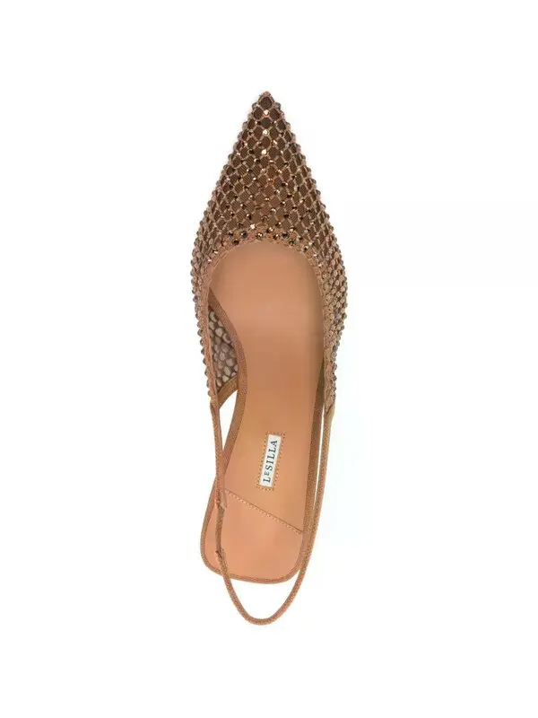 LE SILLA Gilda Pointed-toe Slingback Pumps