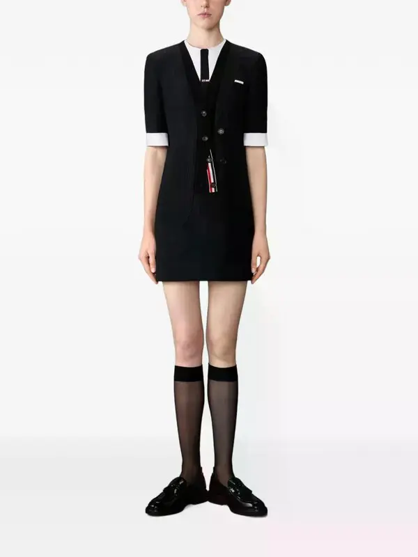 Thom Browne Short-sleeve Mini Dress