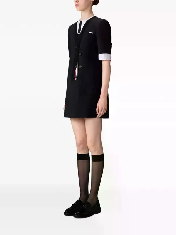 Thom Browne Short-sleeve Mini Dress