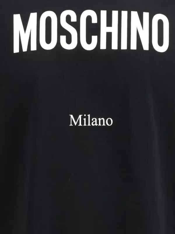 Moschino Logo-print T-shirt - Black