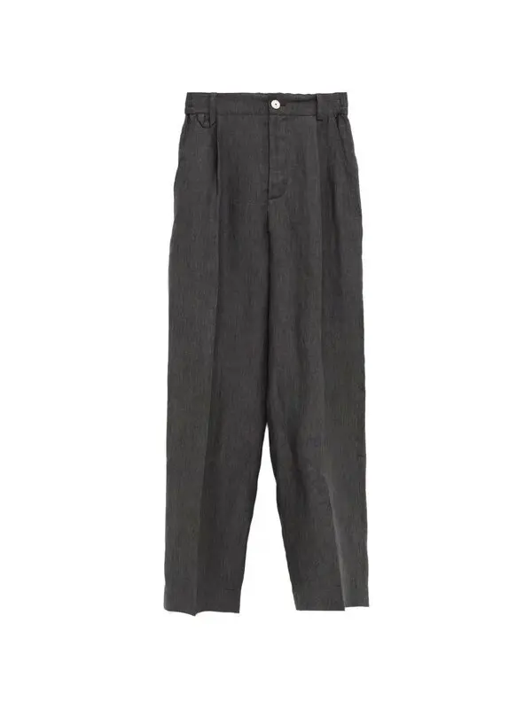 Jacquemus Pinstripe Pleated Trousers