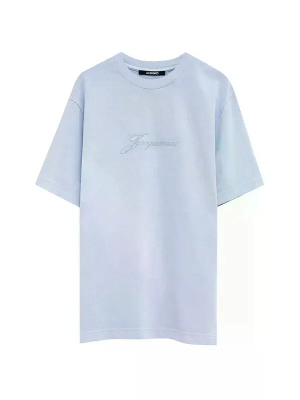 Jacquemus Logo-embroidered T-shirt - Blue