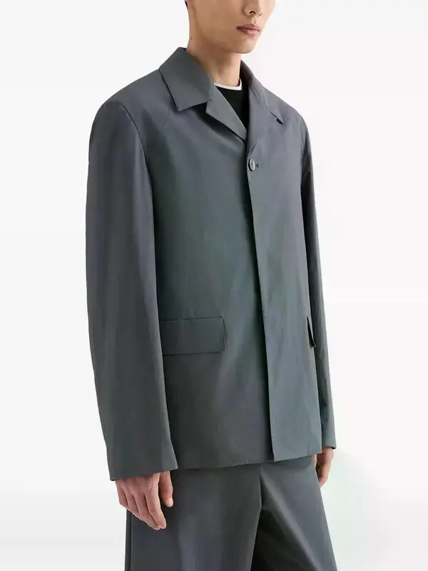 JIL SANDER Chalk-effect Cotton Jacket