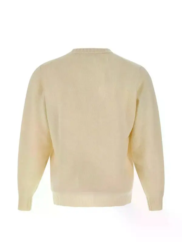 FILIPPO DE LAURENTIIS Crew Neck Ribbed Sweater - Neutrals
