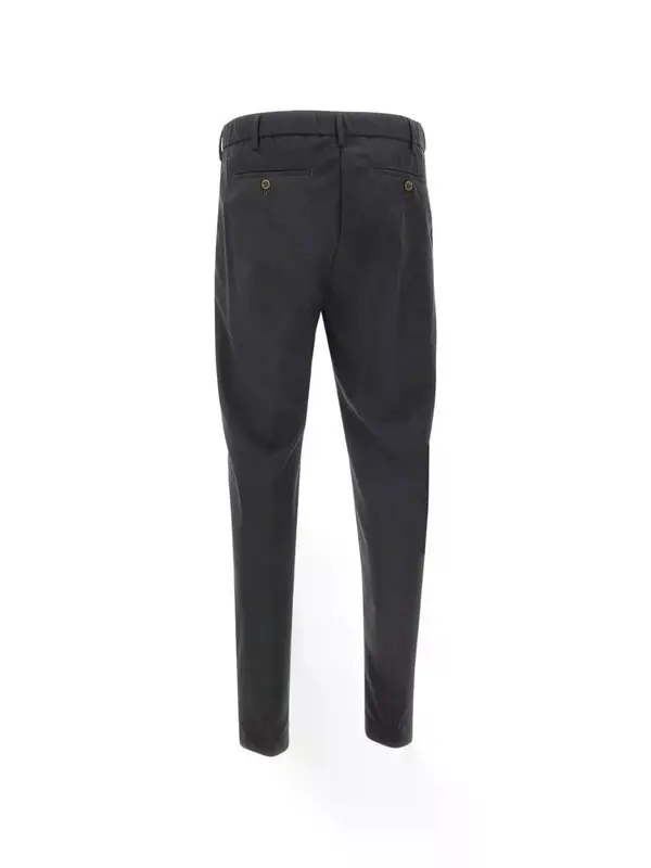 MYTHS Apollo Drawstring Welt-pocket Trousers - Grey