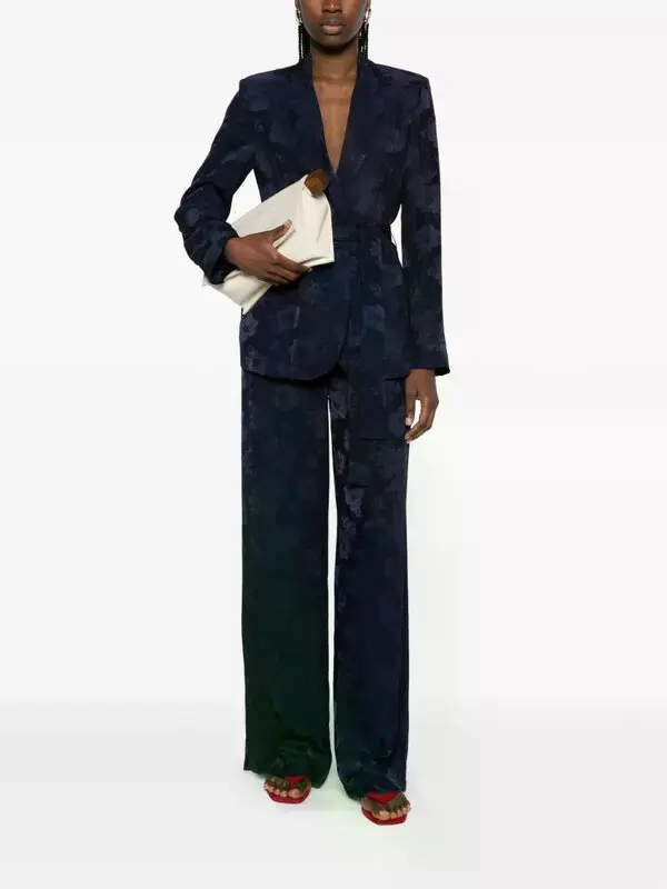 FORTE_FORTE Floral Tie Jacket