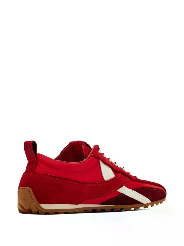 ALOHAS Panelled Lace-up Sneakers - Red