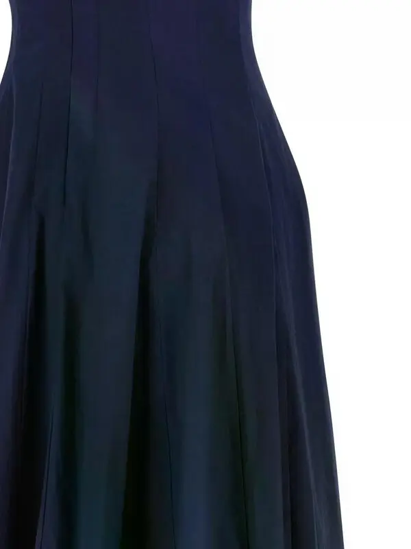 Staud Corset Panel Midi Dress