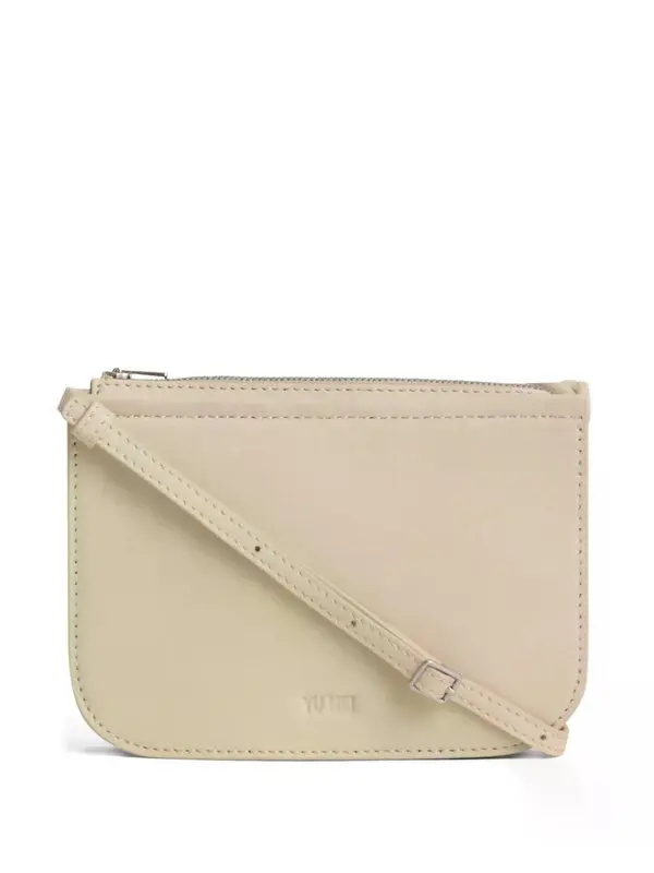 YU MEI Zip Lambskin Bag - Neutrals
