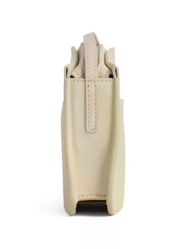 YU MEI Zip Lambskin Bag - Neutrals
