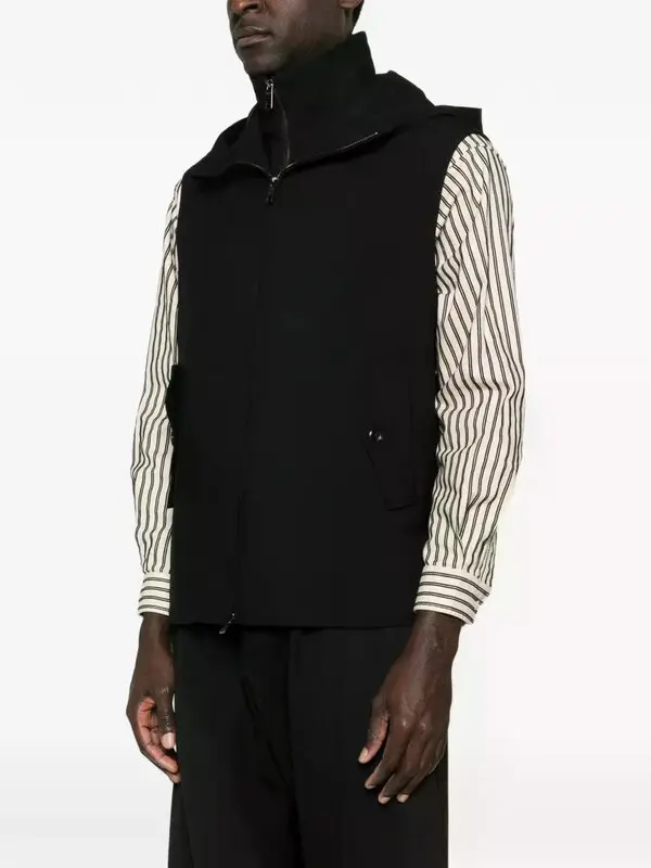 Emporio Armani Hooded Zip Gilet