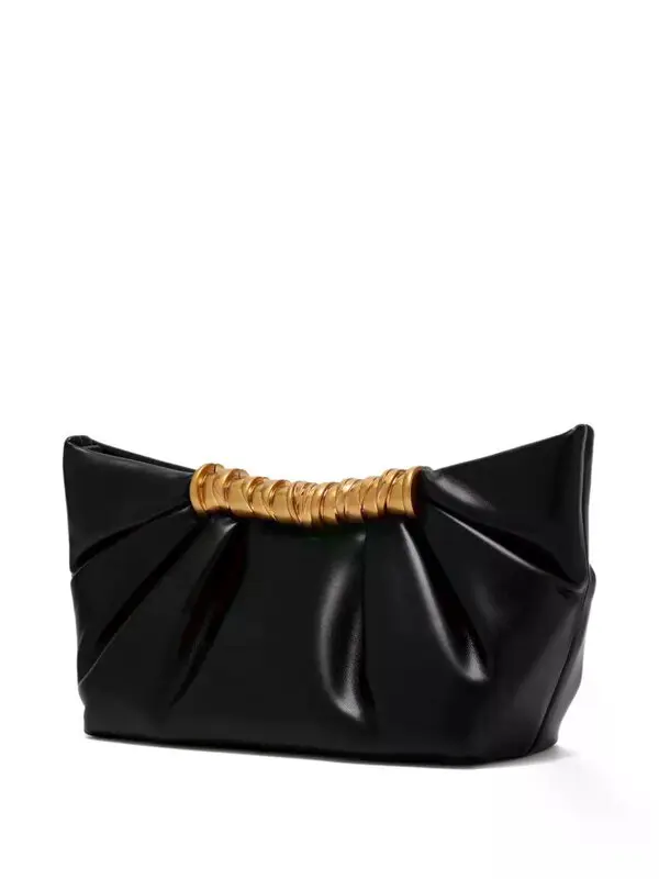 Jw Pei Leia Gathered Clutch Bag - Black