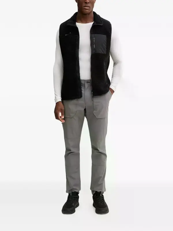 MAMMUT Fleece Zip-up Vest - Black